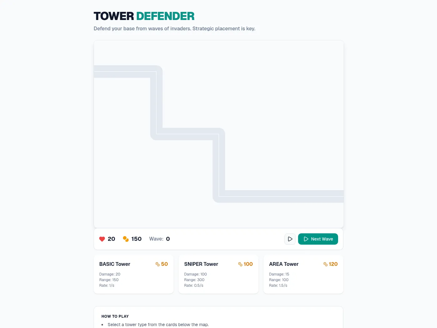 Tower Defender 2D