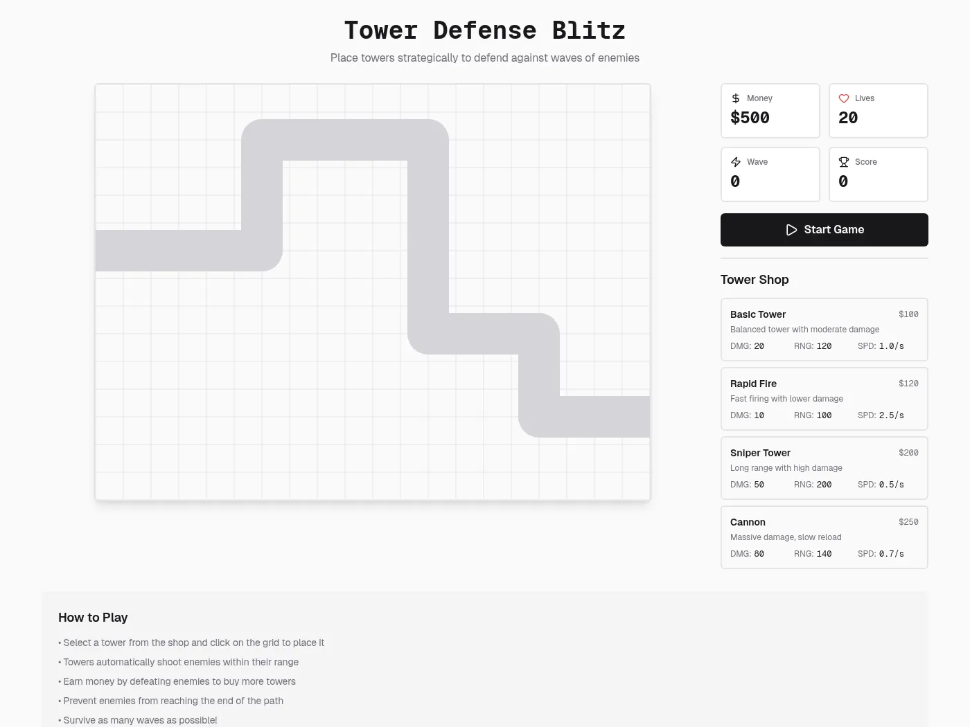 Tower Defense Blitz