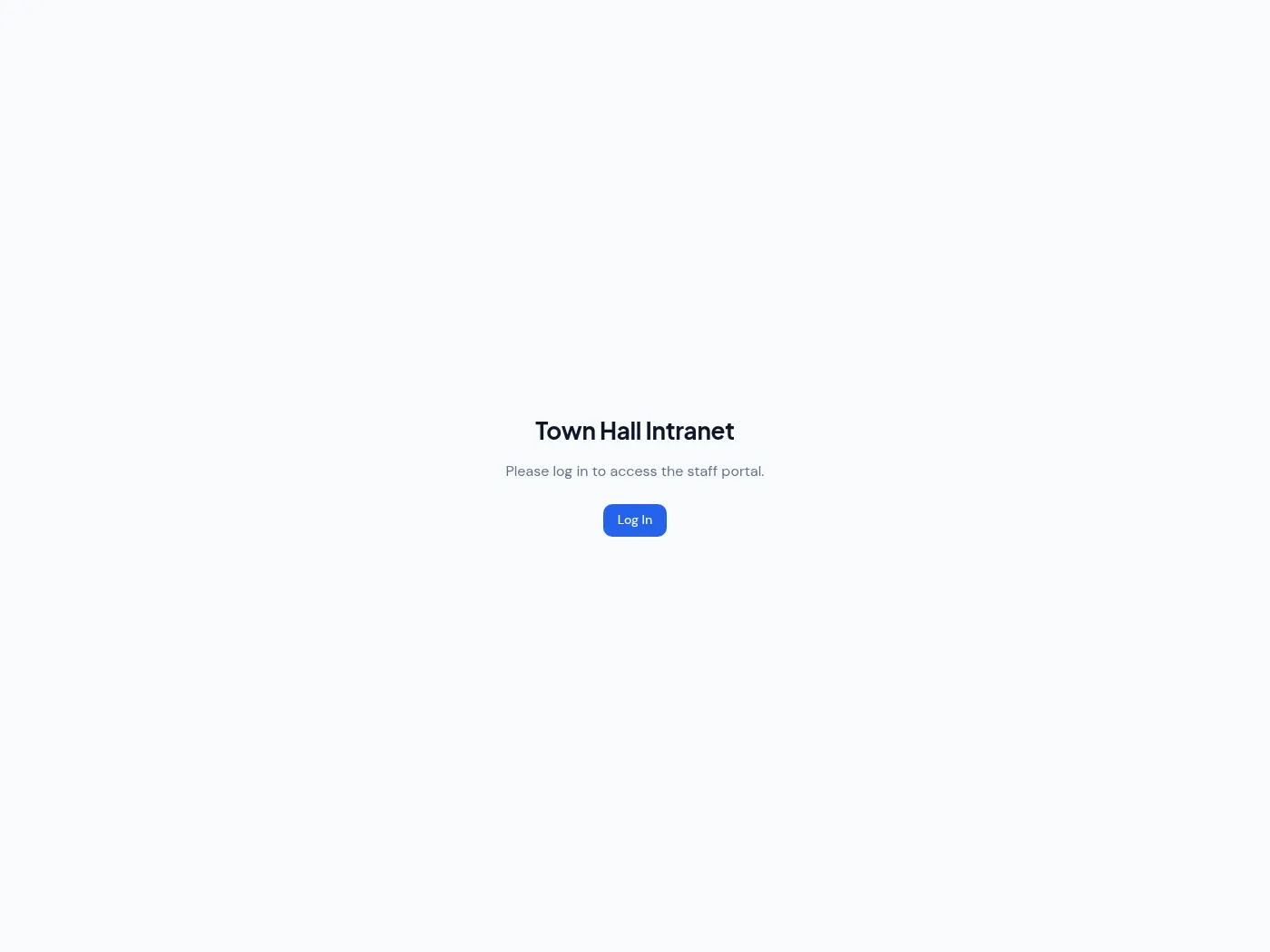 Town Hall Intranet