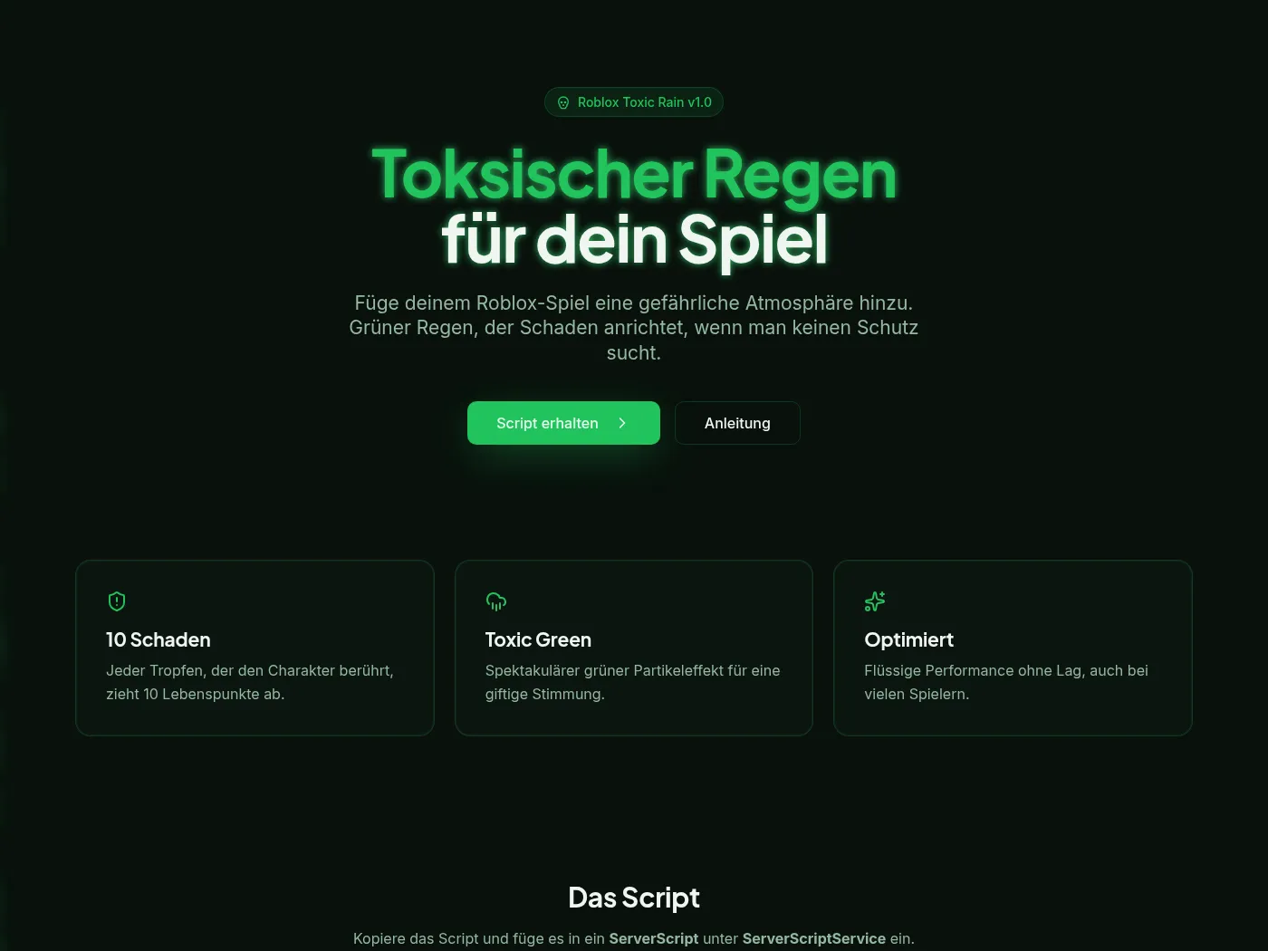 Toxic Rain Roblox Script
