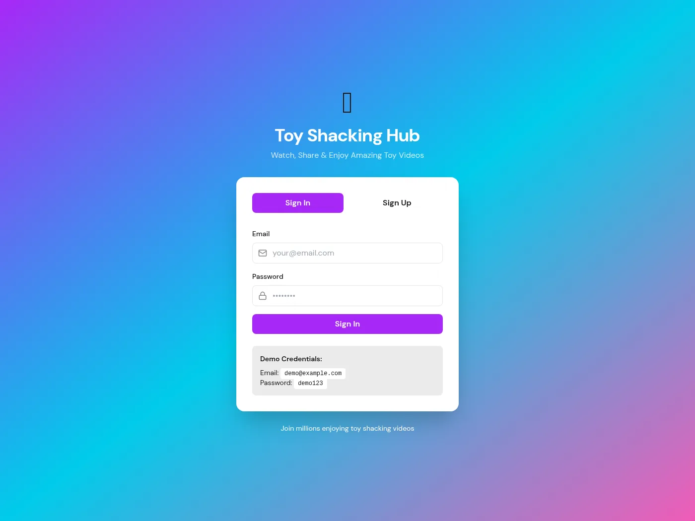 Toy Shacking Video Hub