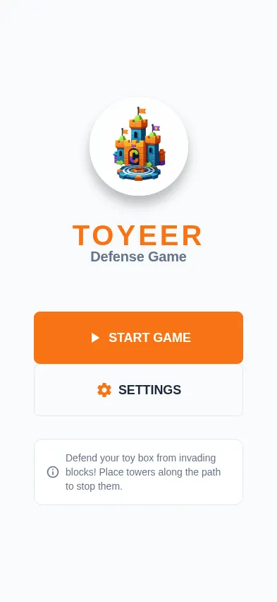 Toyeer Defense Game
