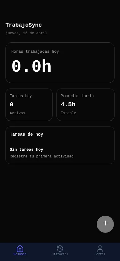 TrabajoSync App