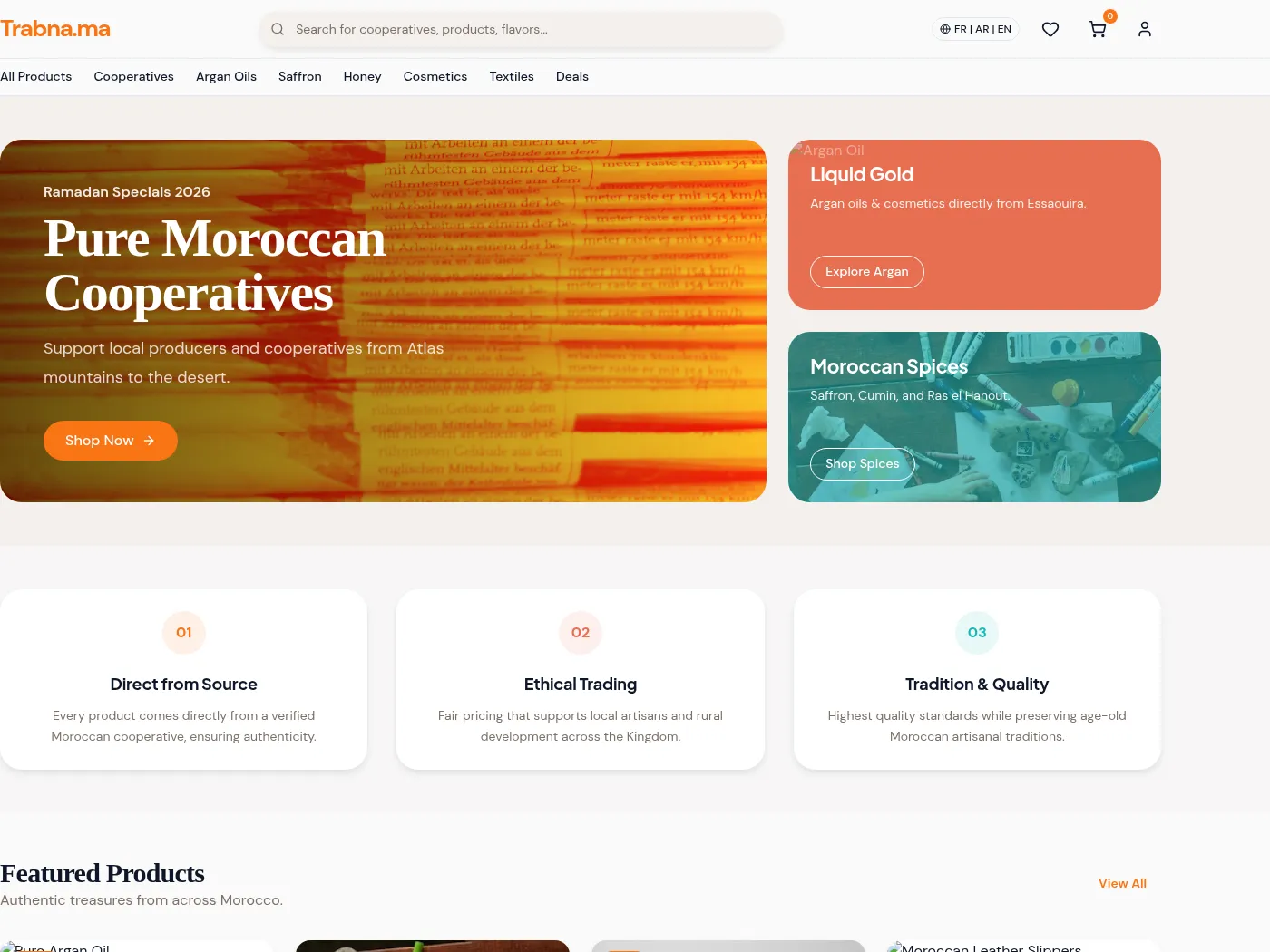 Trabna Marketplace Platform