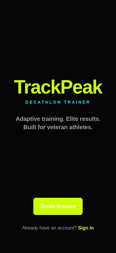 TrackPeak Trainer