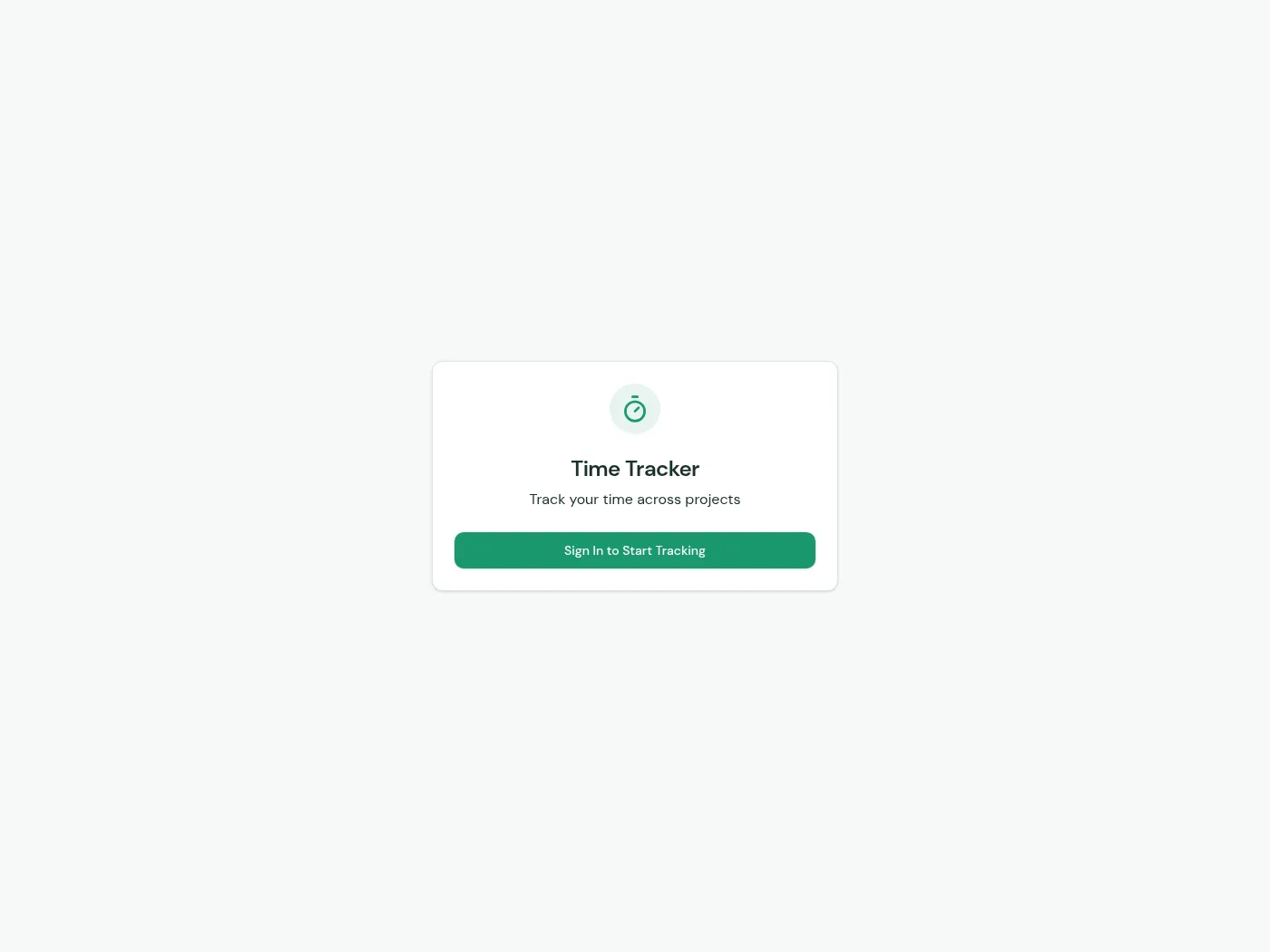Simple Tracker App