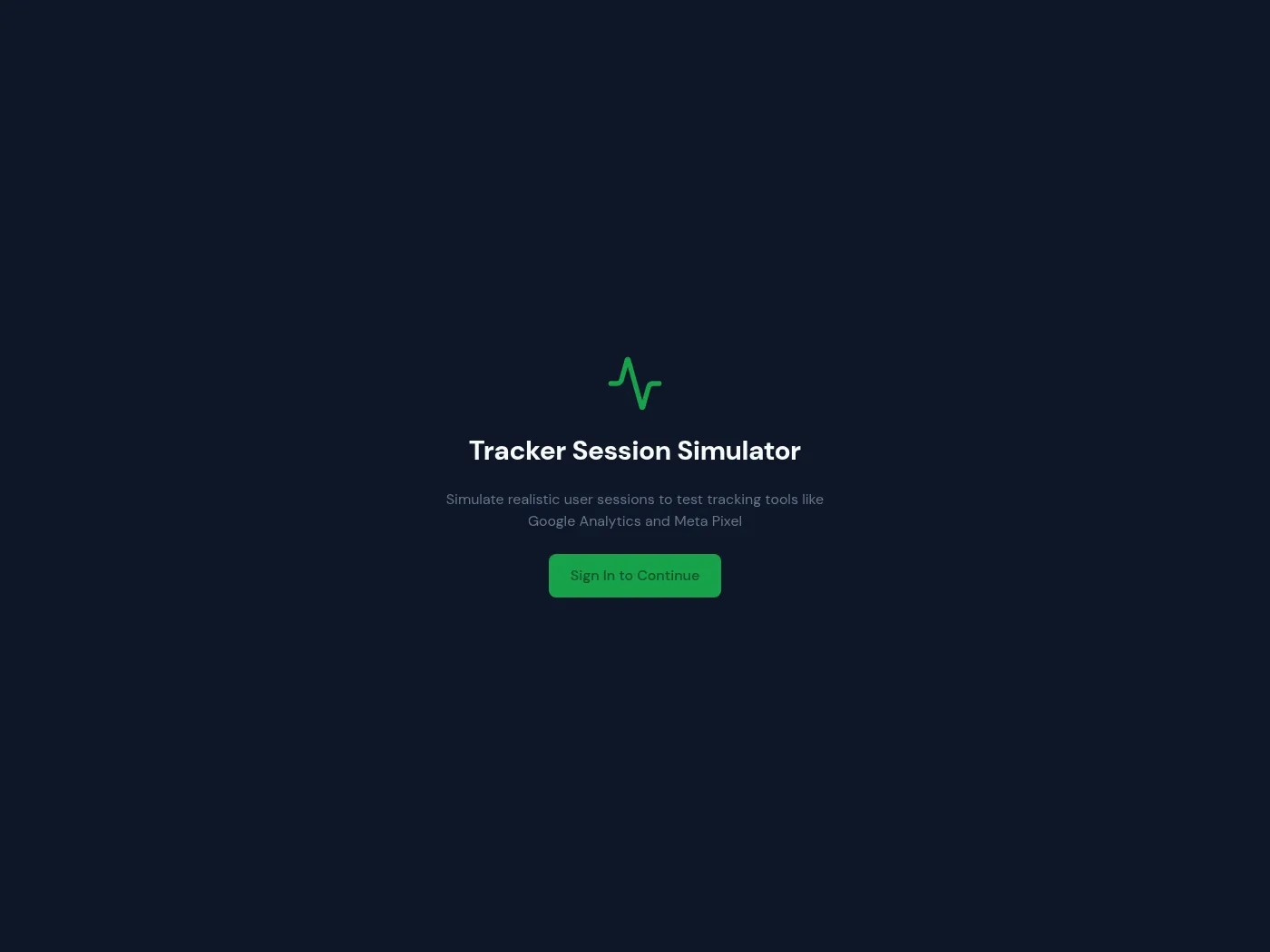 Tracker Session Simulator