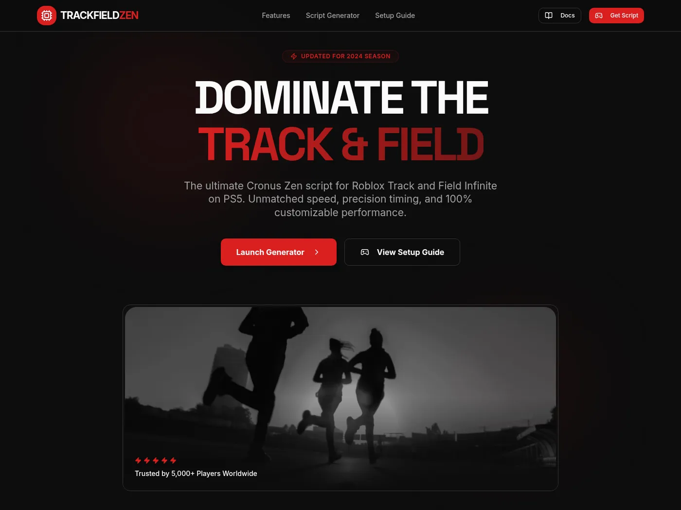 TrackField Zen Script