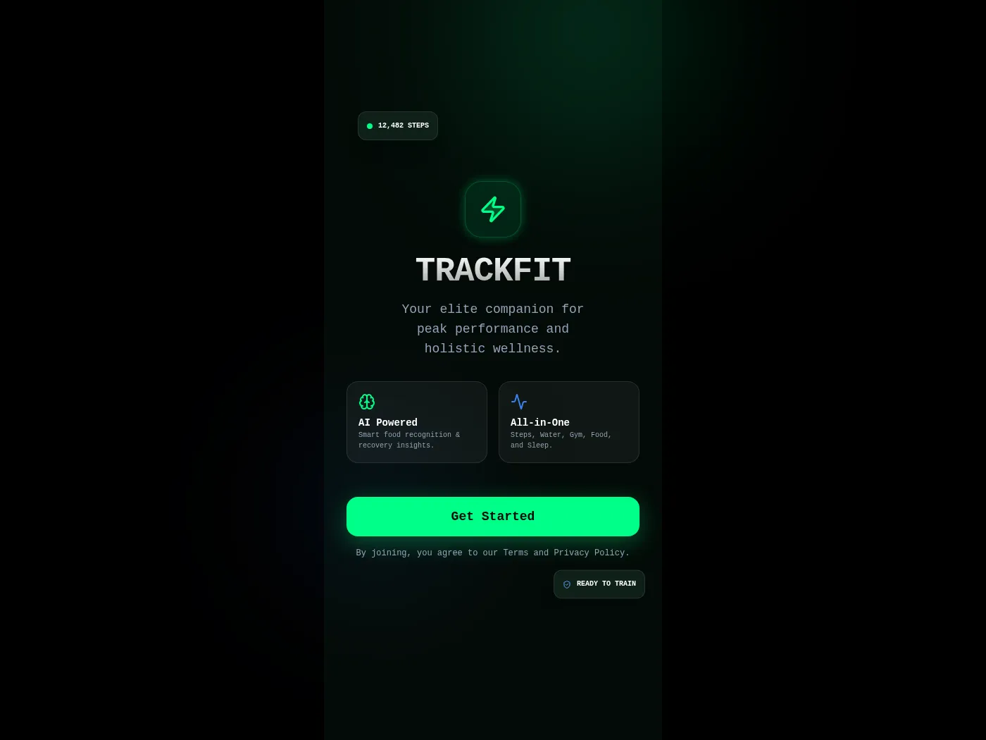 TrackFit Health Tracker