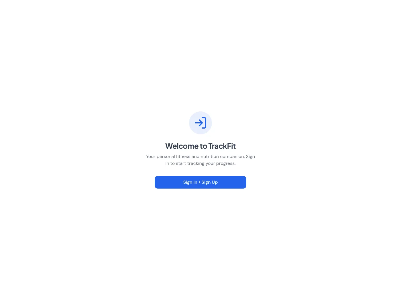 TrackFit Dashboard