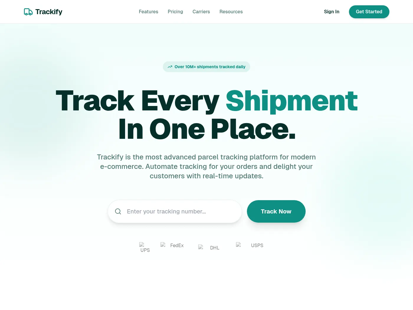 Trackify Web Clone