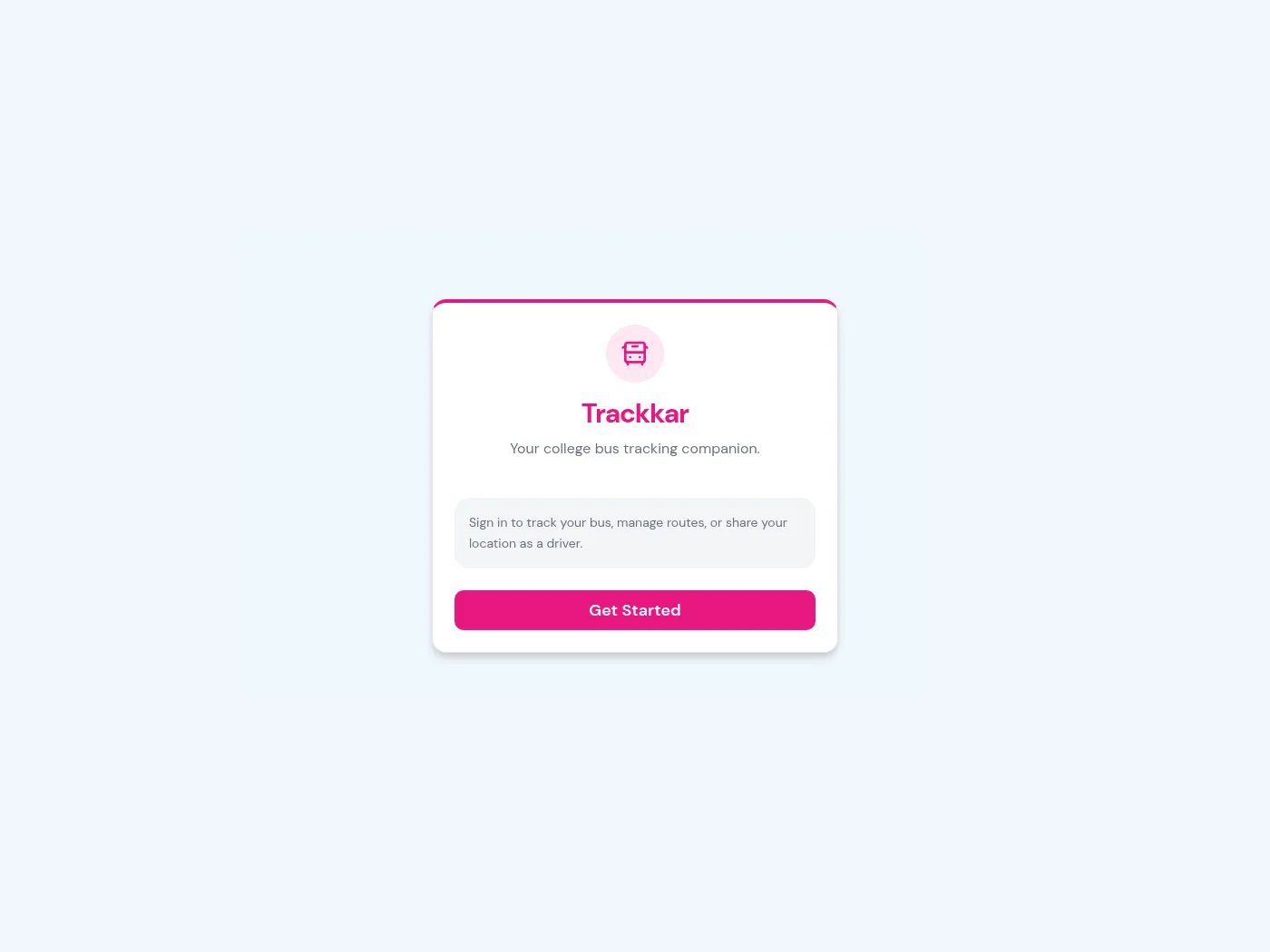 Trackkar Bus Tracker