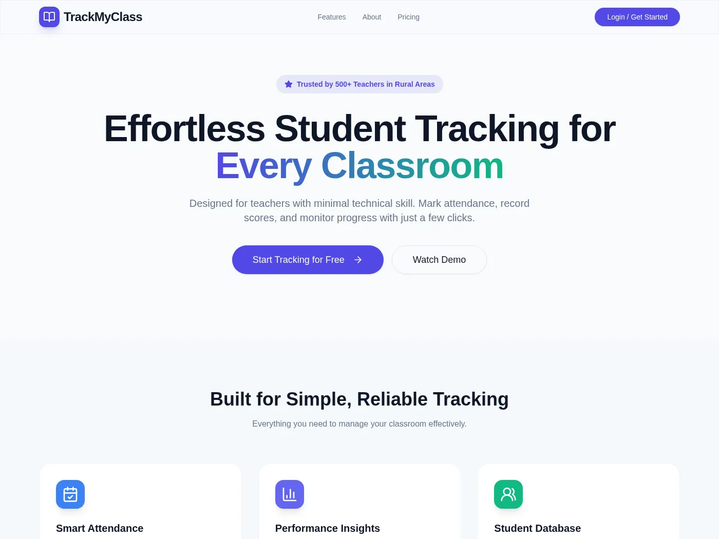 TrackMyClass
