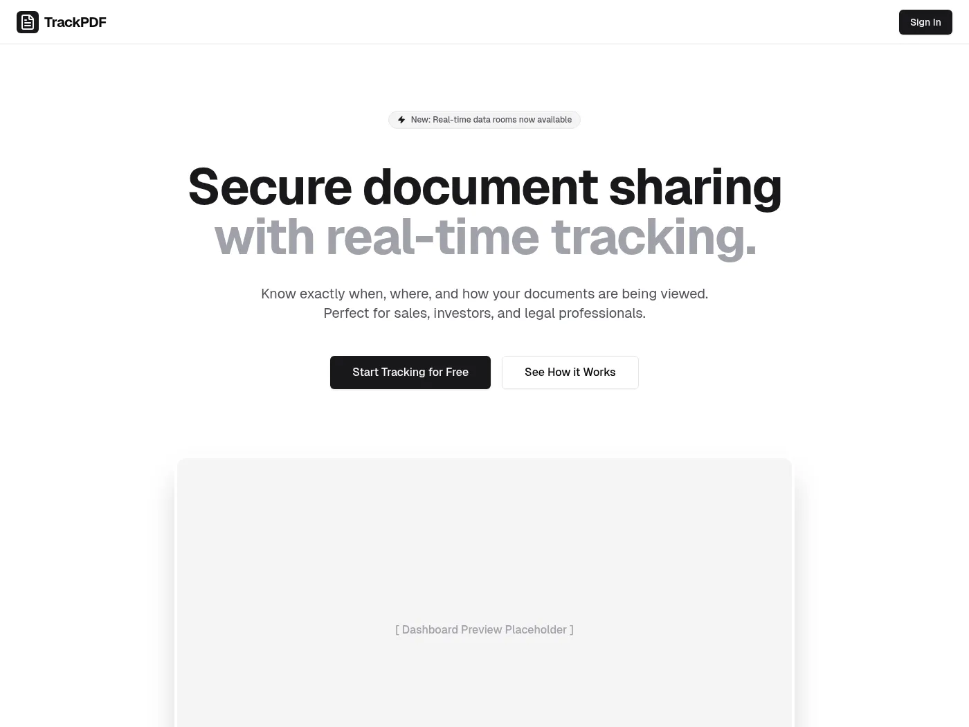 TrackPDF SaaS Platform