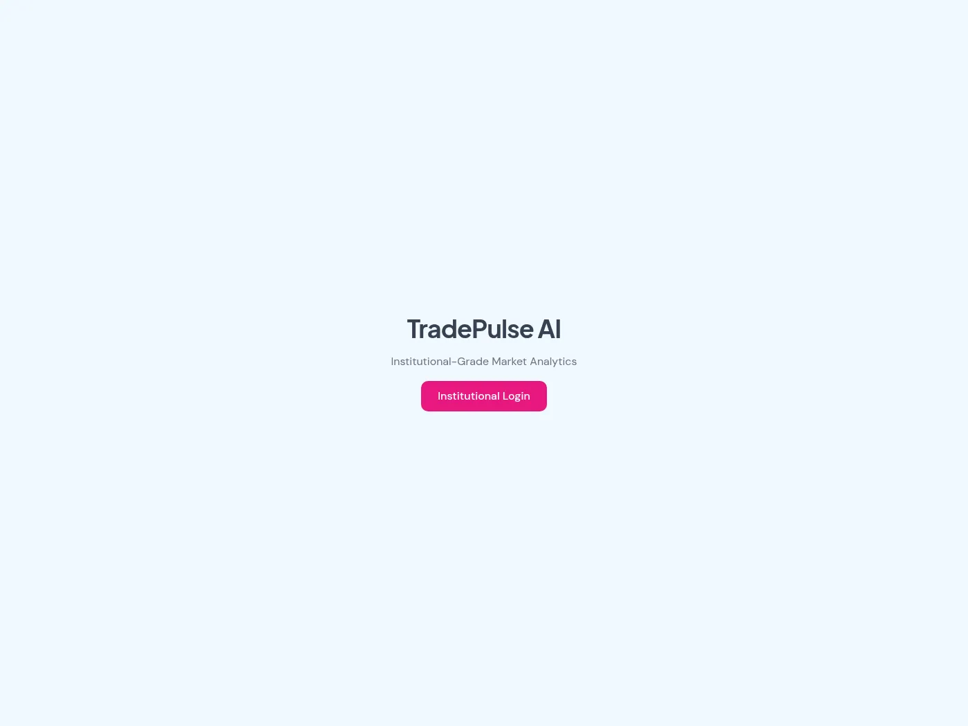 Trade AI Dashboard