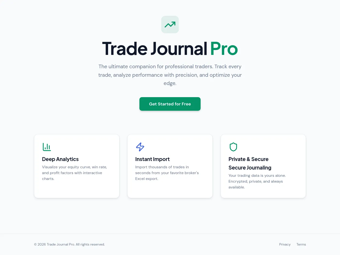 Trade Journal Pro