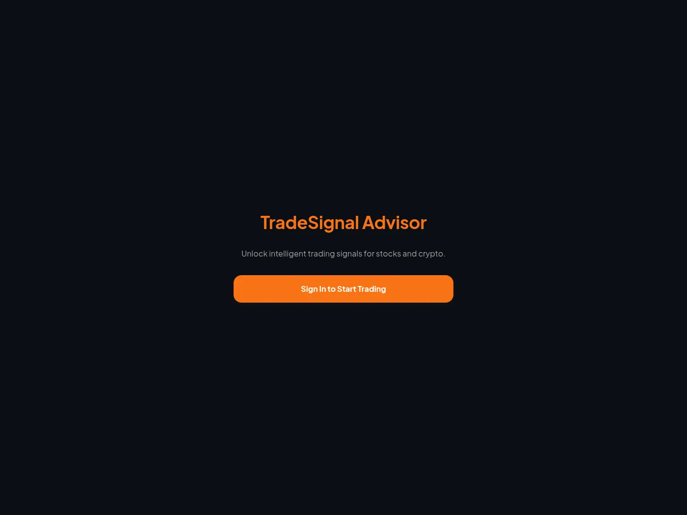 TradeSignal Advisor