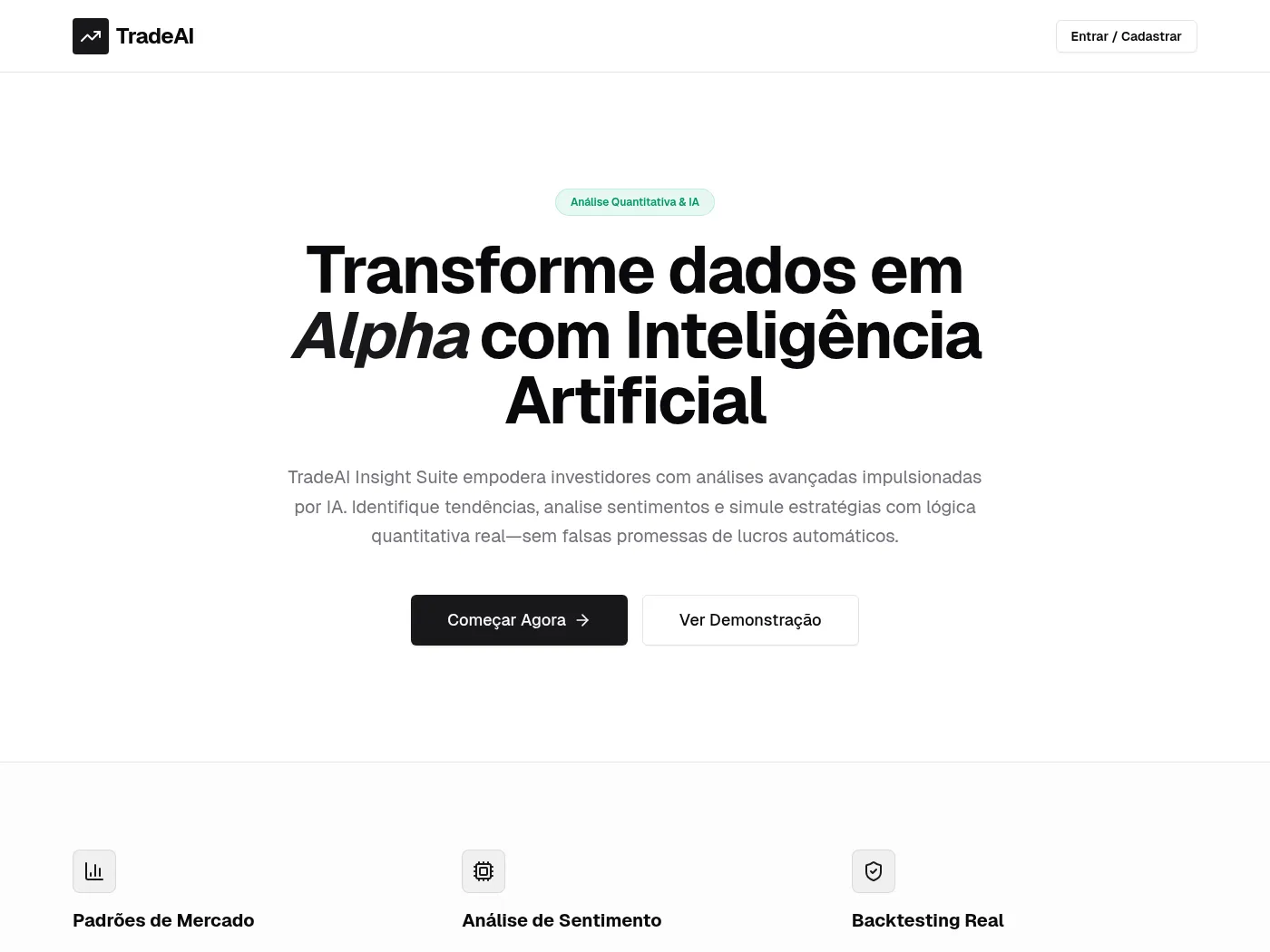 TradeAI Insight Suite