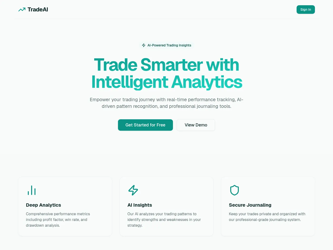 TradeAI Tracker