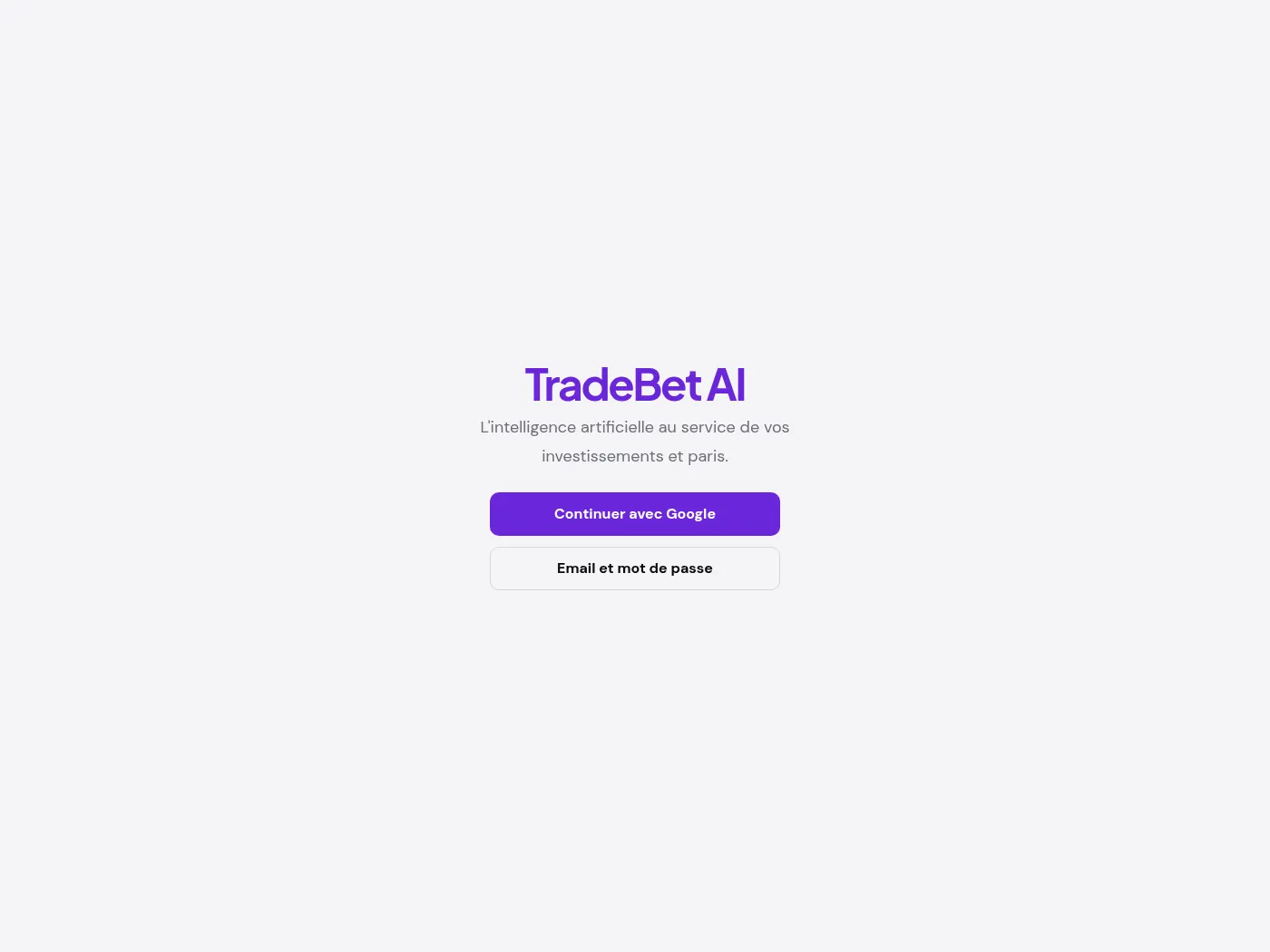 TradeBet AI Hub