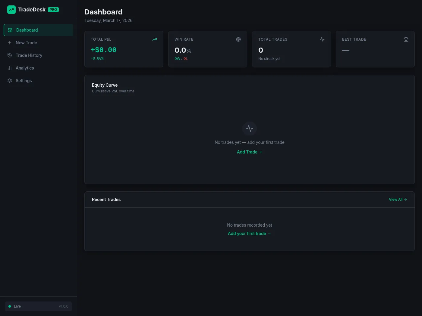 TradeDesk Pro