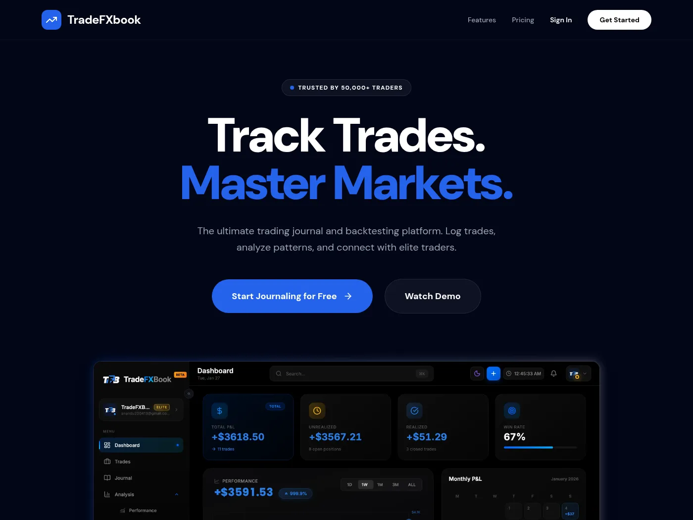 TradeFXbook Clone
