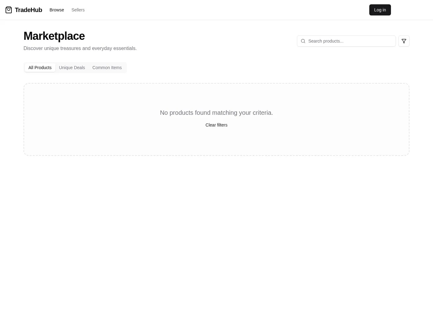 TradeHub Marketplace