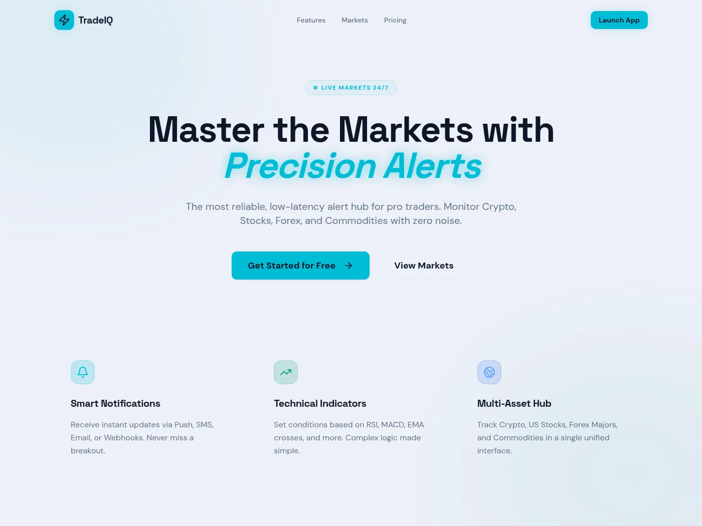 TradeIQ Alerts Hub