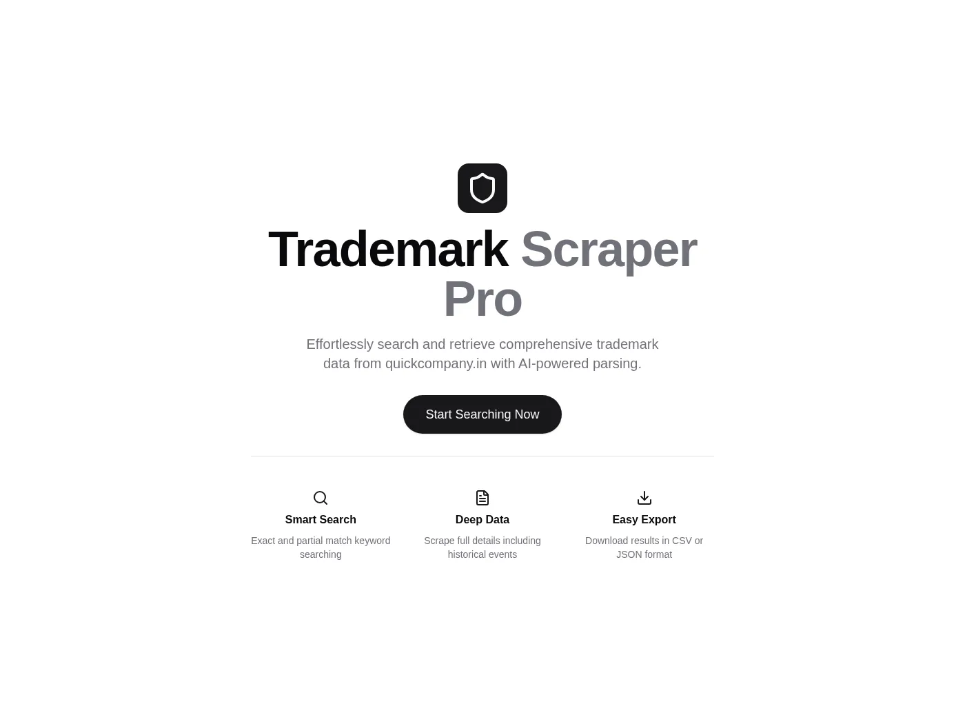 Trademark Scraper Pro
