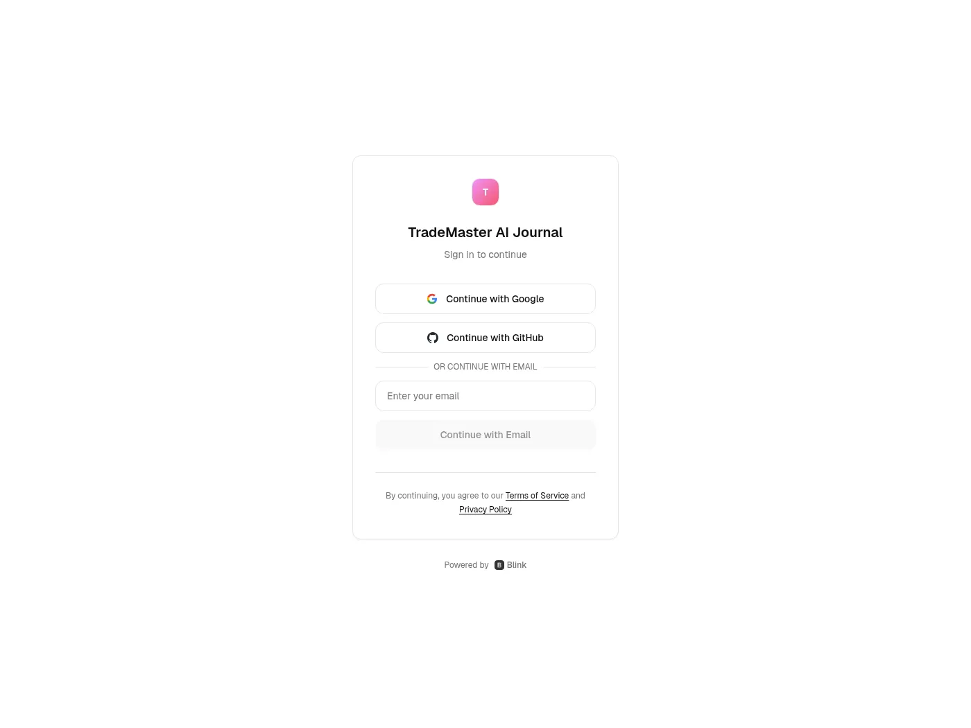 TradeMaster AI Journal