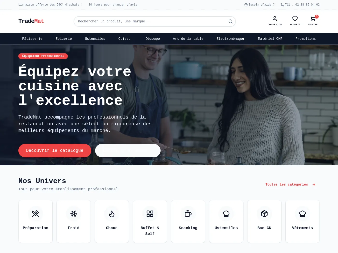TradeMat E-commerce Site