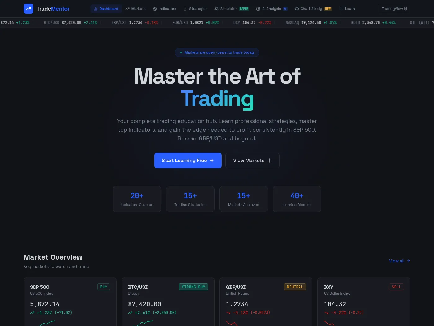 TradeMentor Hub