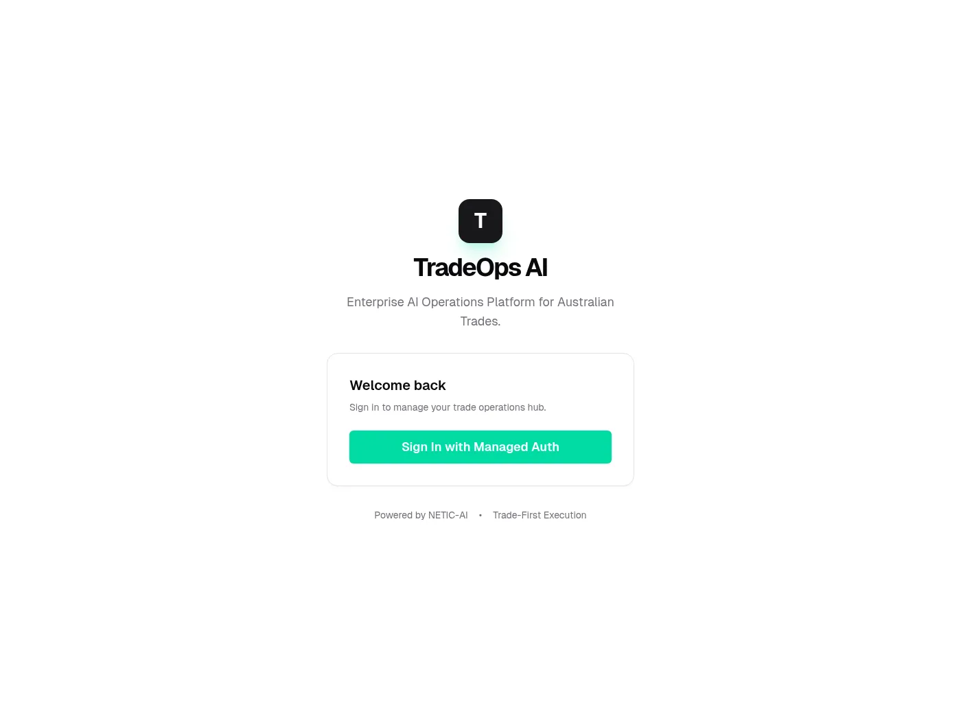 TradeOps AI Platform
