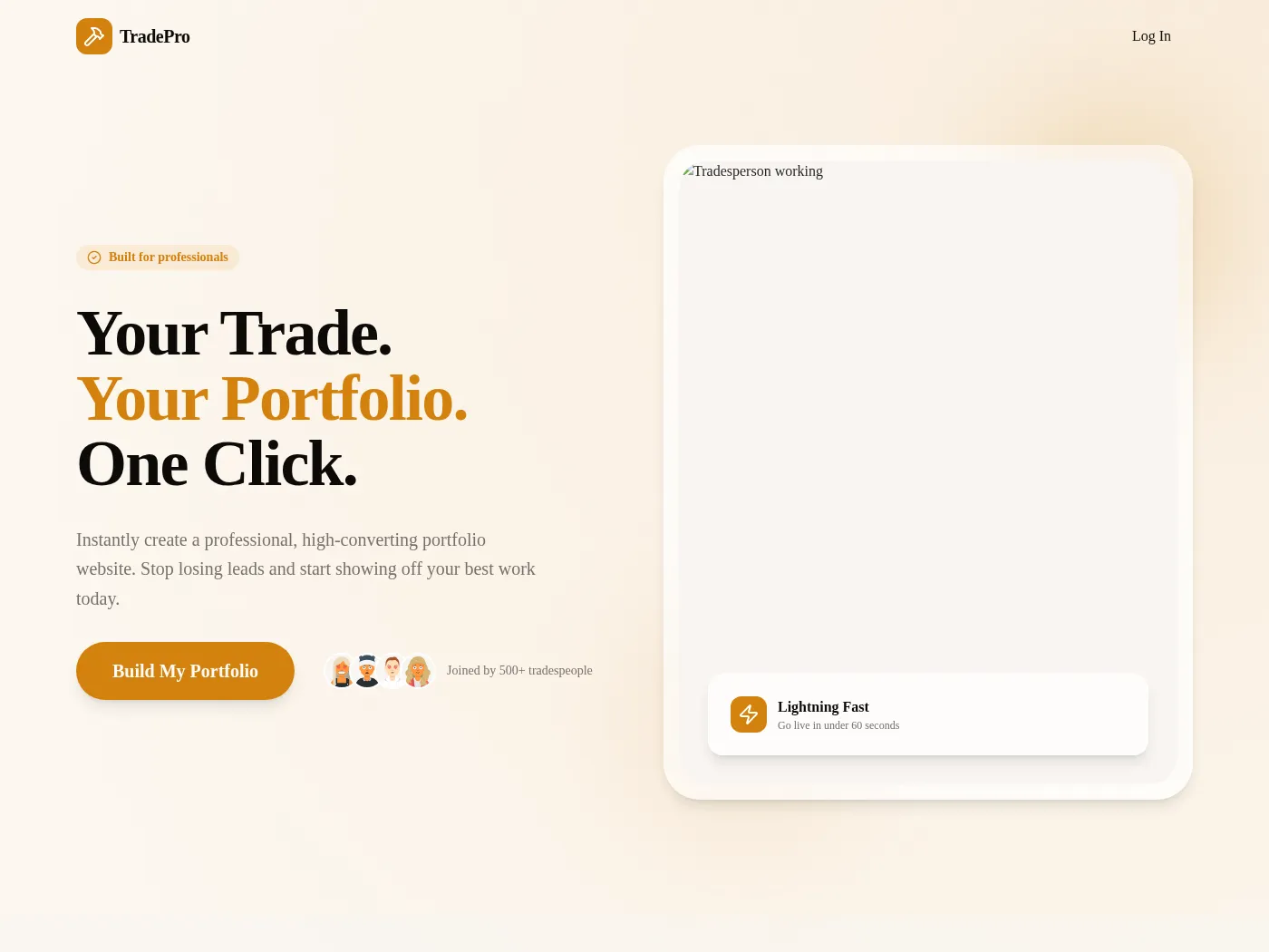 TradePro Portfolio Maker