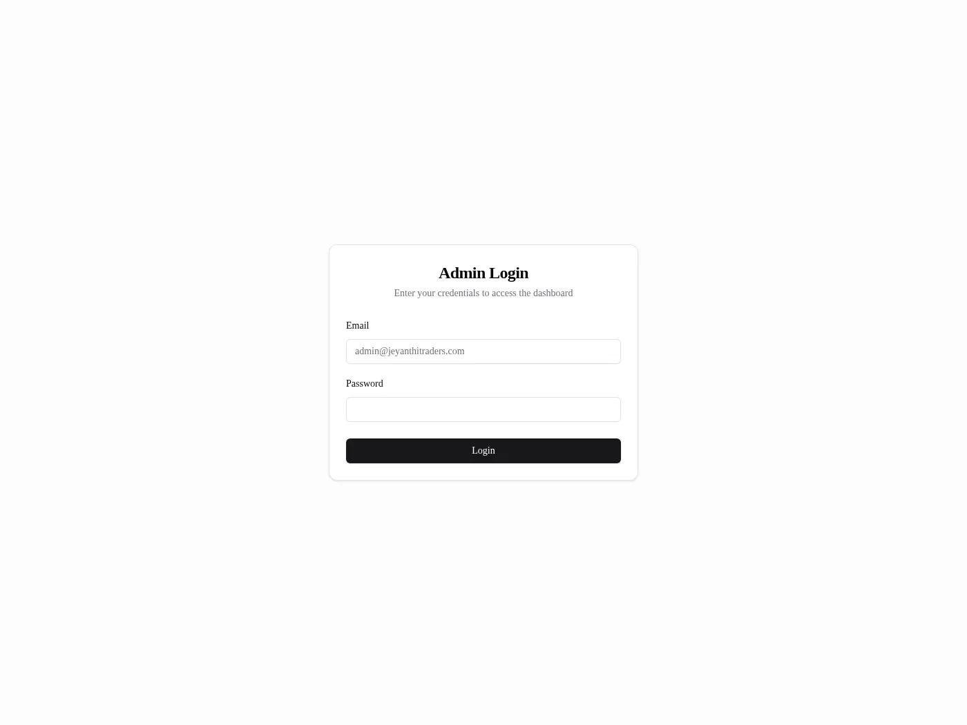 Jeyanthi Traders Backend