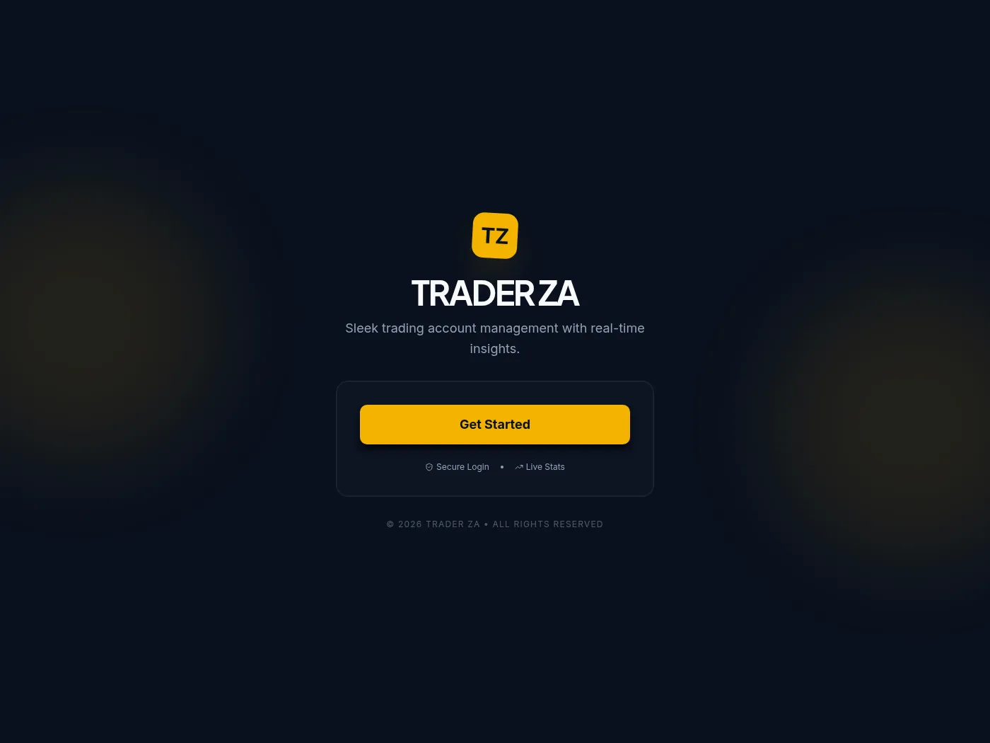 Trader ZA Dashboard