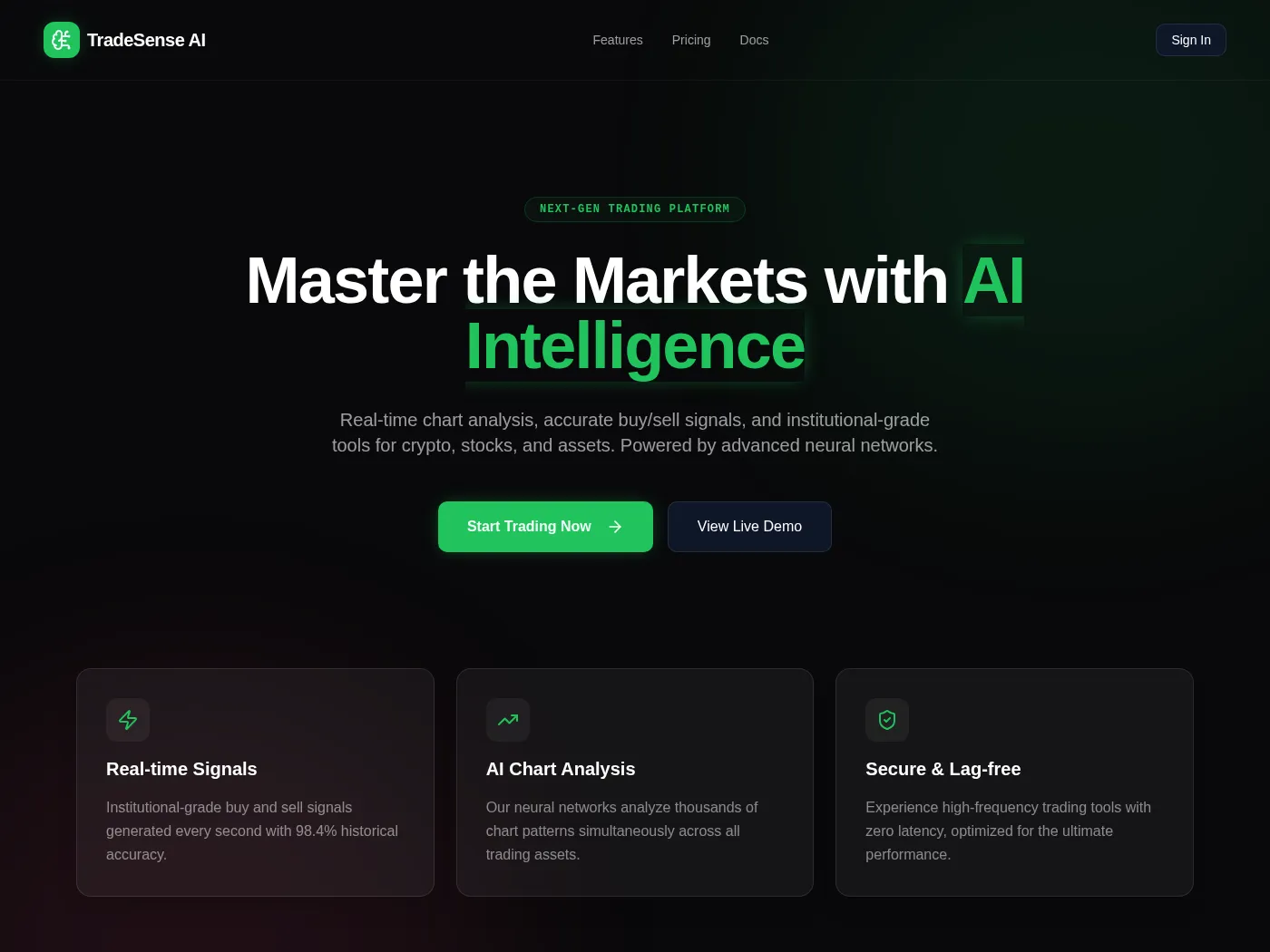 TradeSense AI Platform