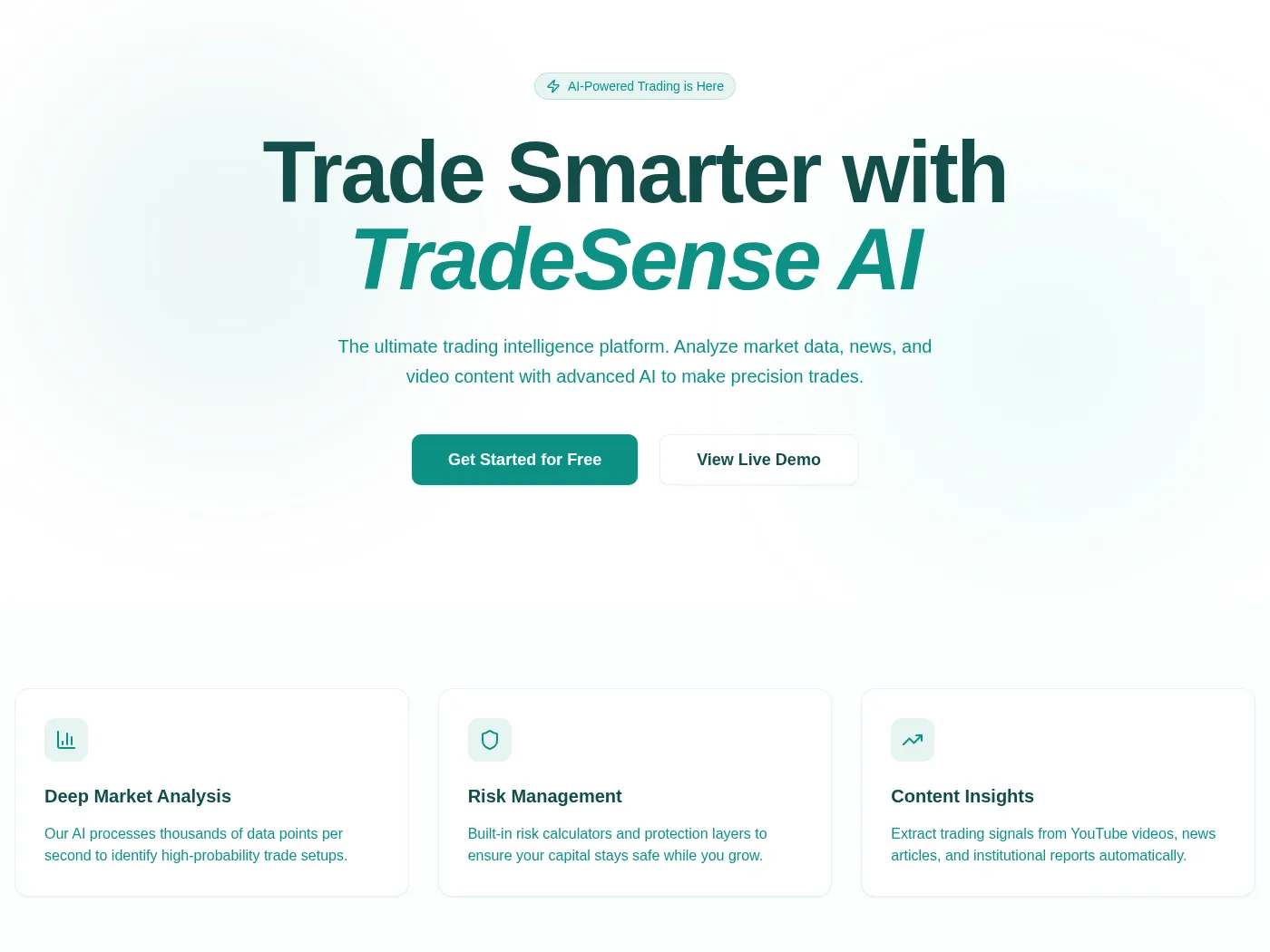 TradeSense AI