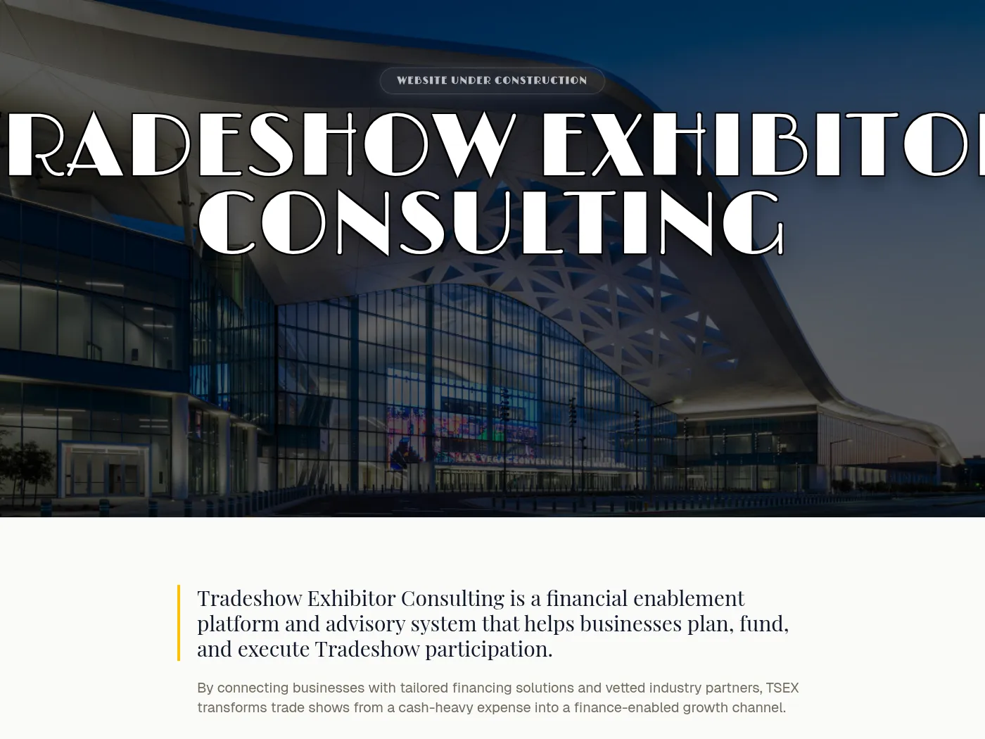 Tradeshow Exhibitor Consulting