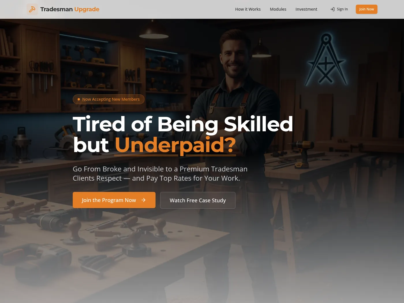 Tradesman Upgrade System