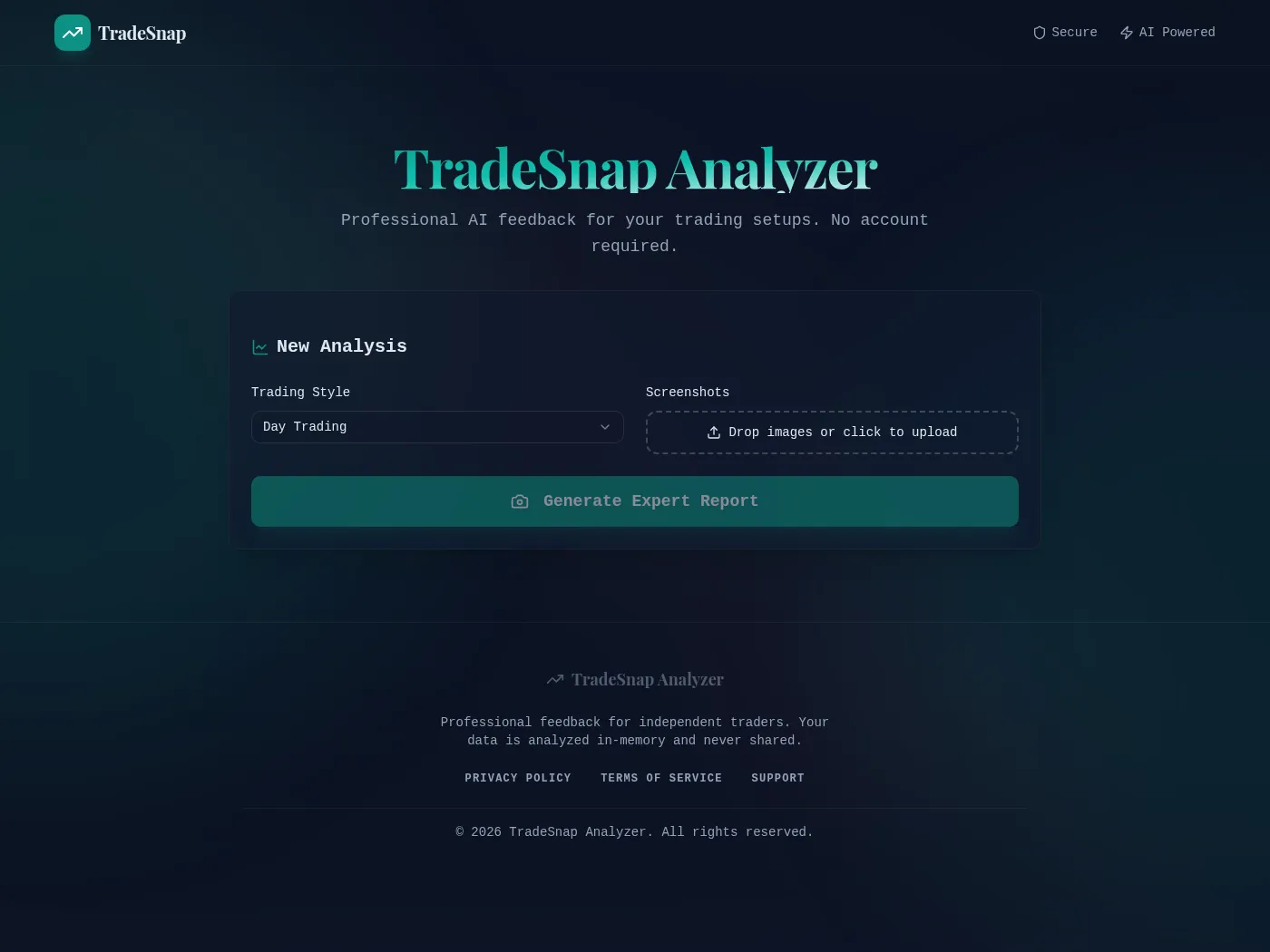 TradeSnap Analyzer