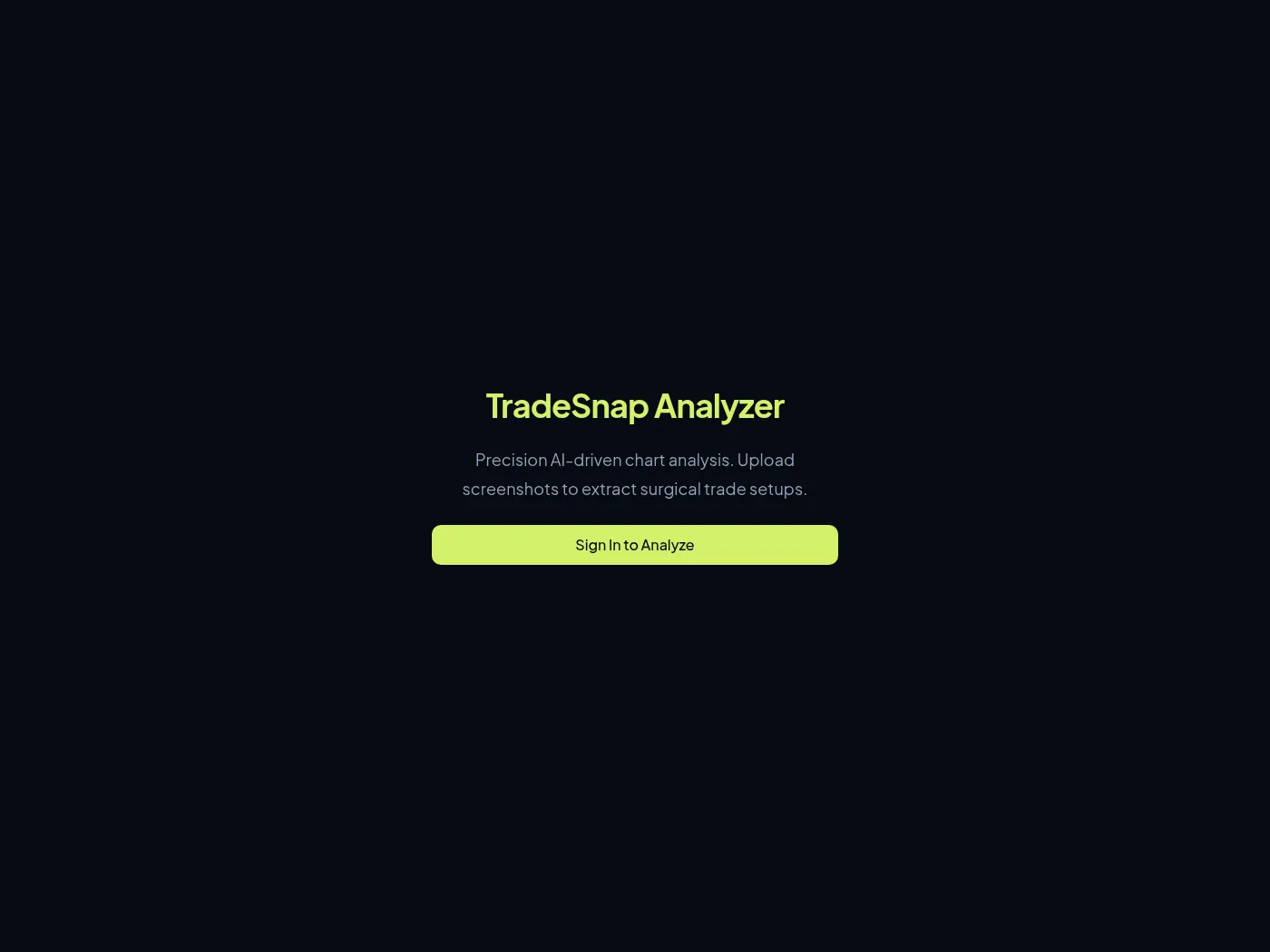 TradeSnap Analyzer