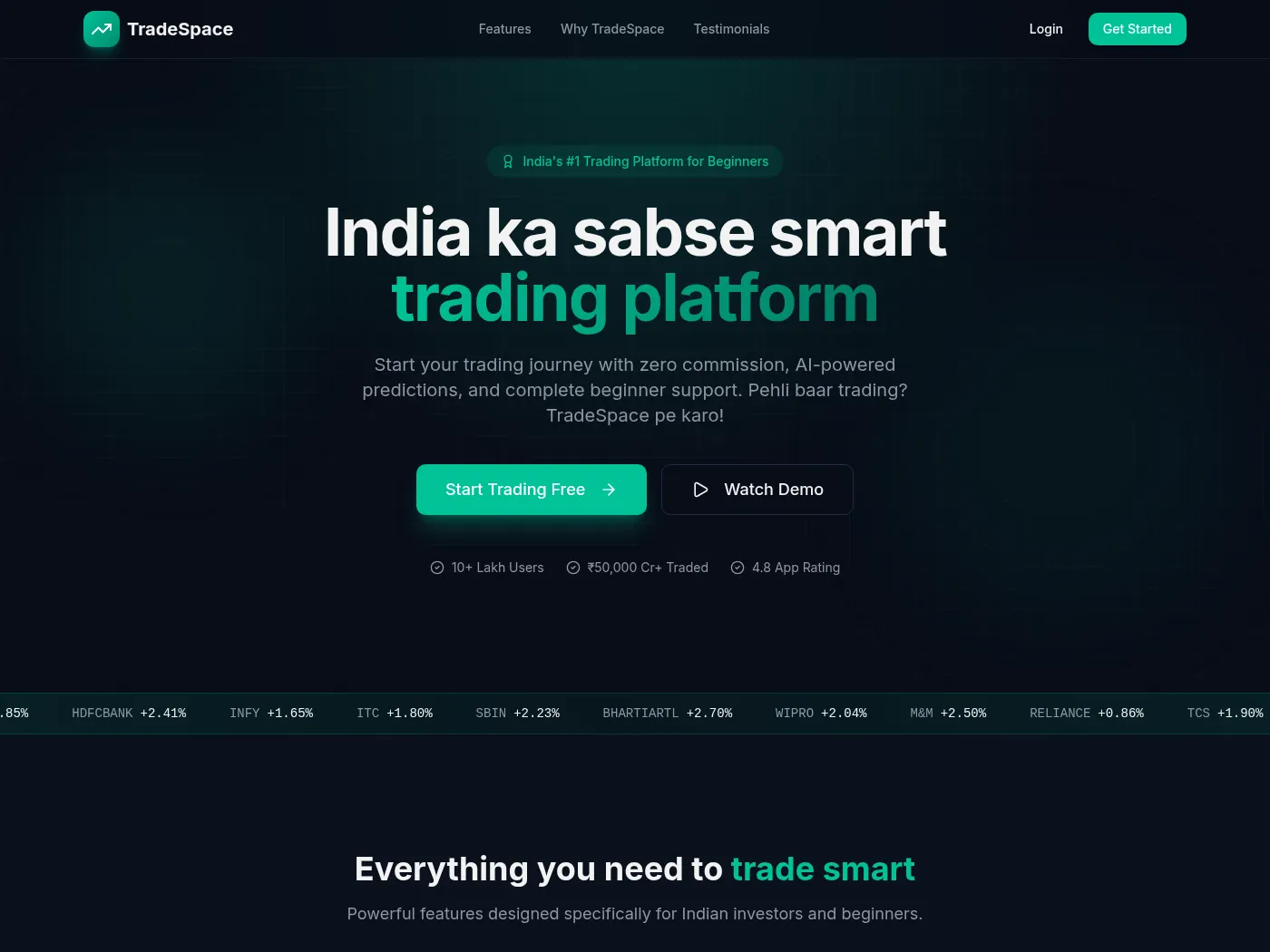 TradeSpace Trading Platform