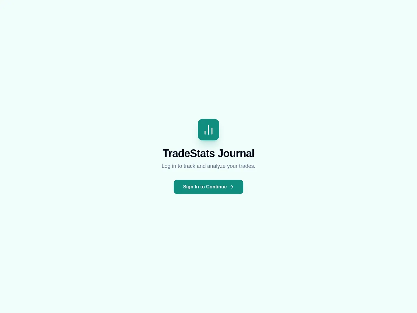 TradeStats Journal