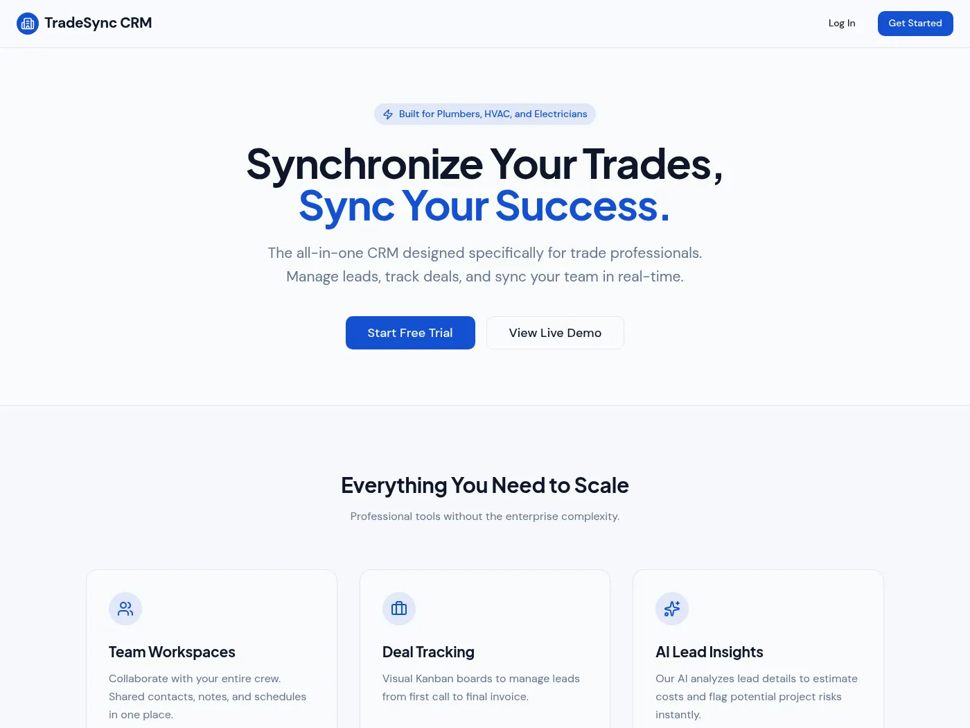 TradeSync CRM