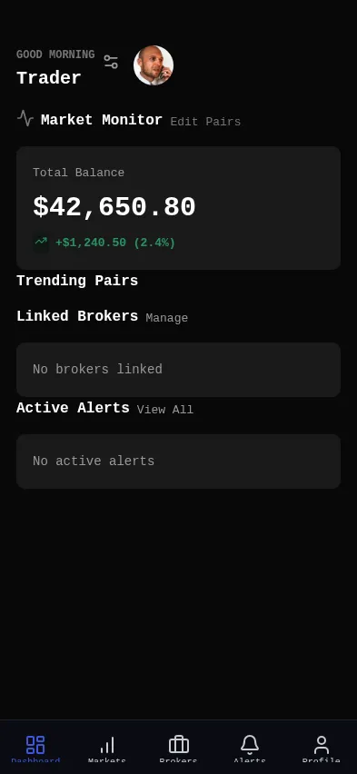 TradeSync Mobile Monitor