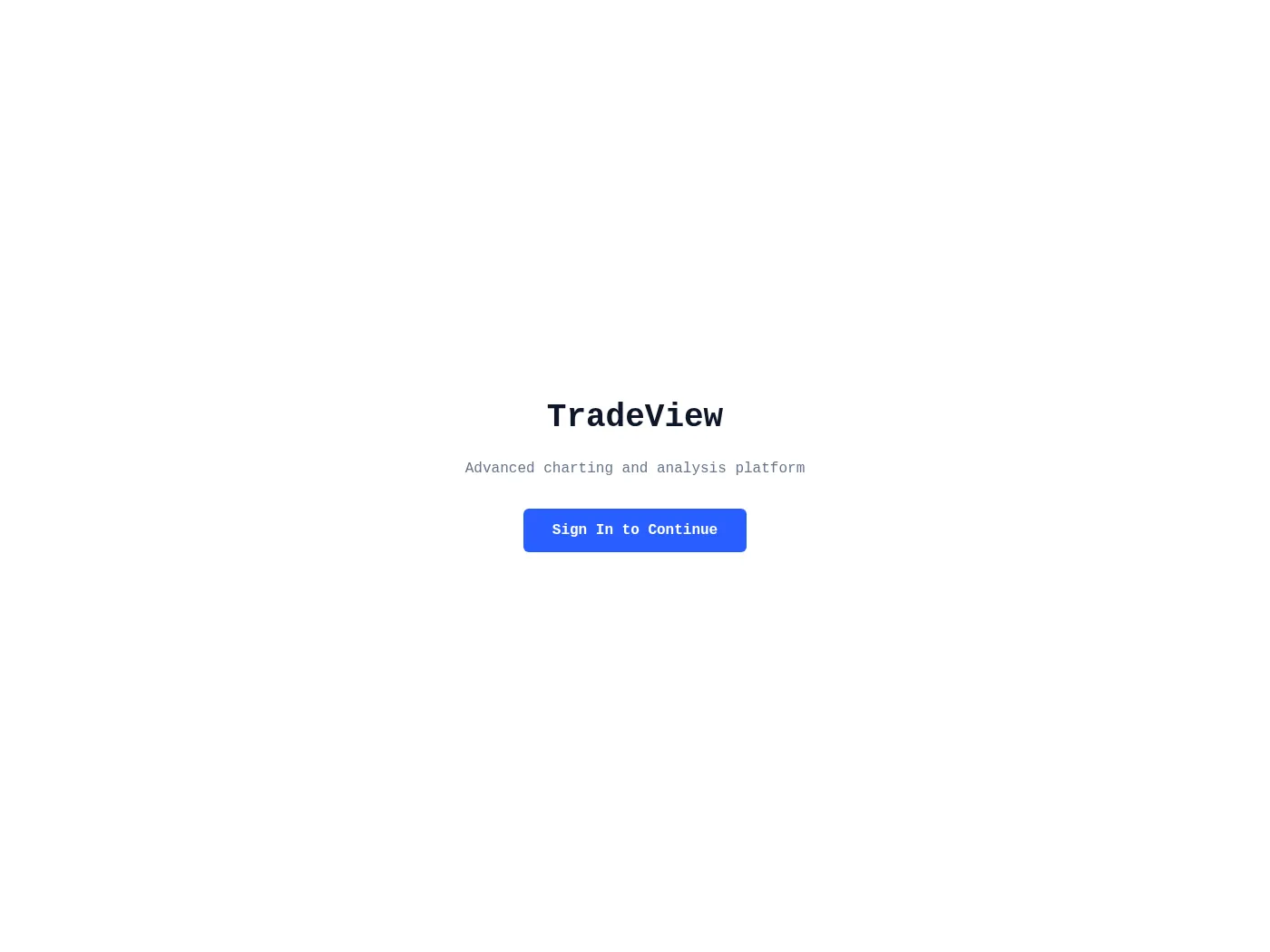 TradeView Clone