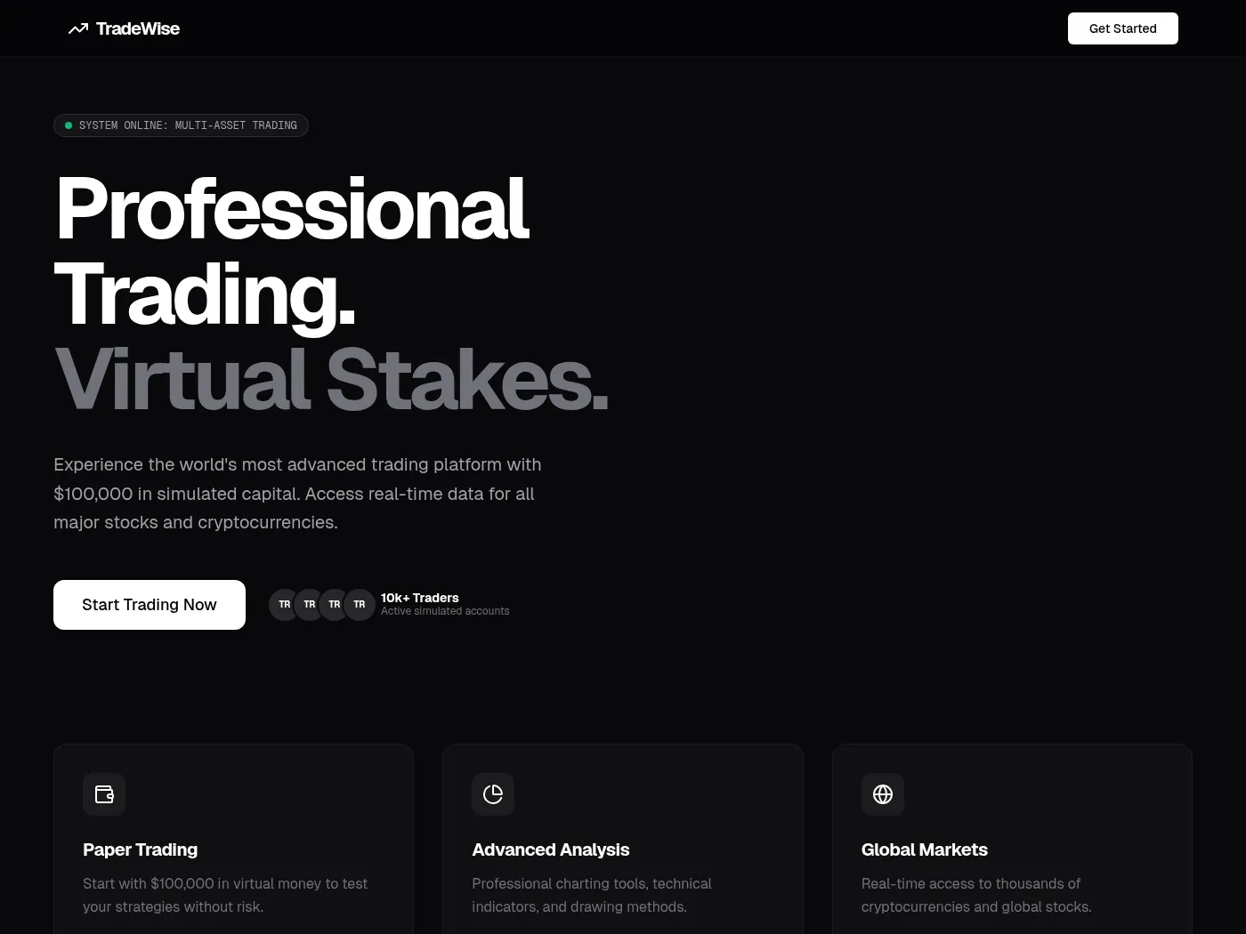 TradeWise Web Platform