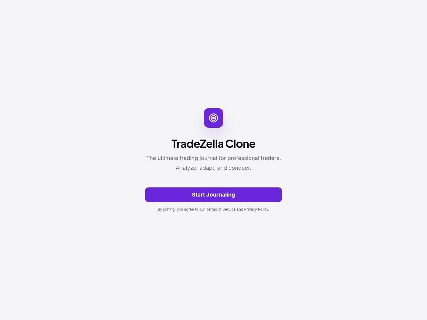 TradeZella Clone App
