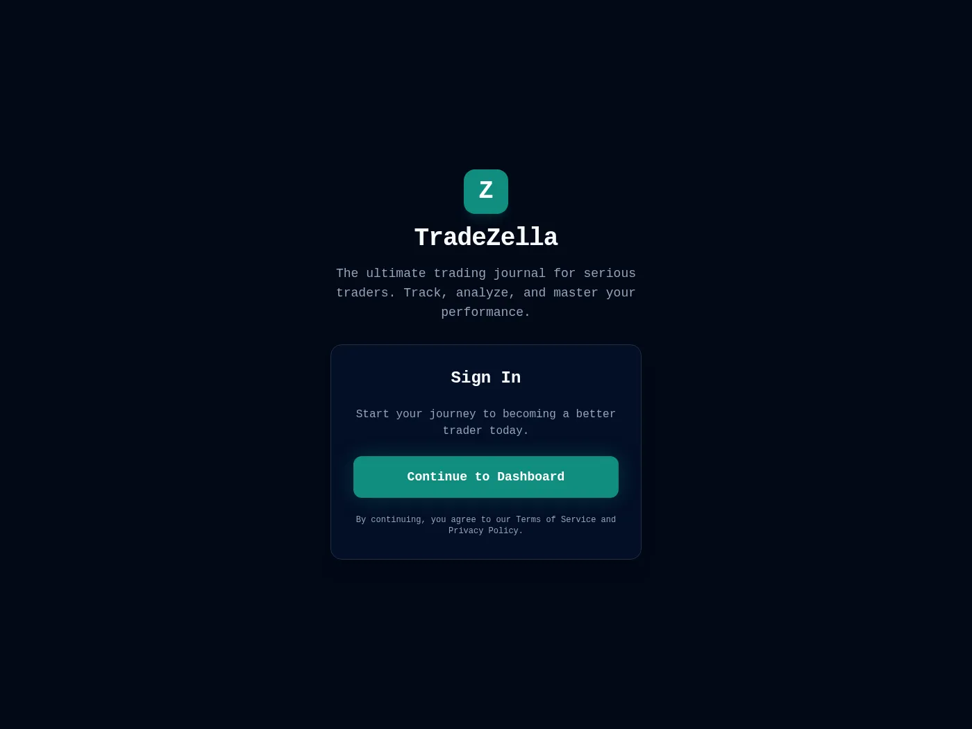 Tradezella Clone